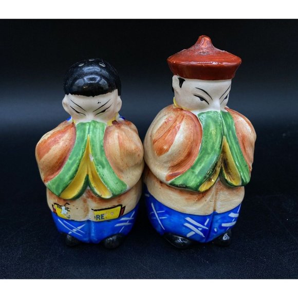 Okada China | Dining | Okada China Japanese Peasant Man Woman Salt ...
